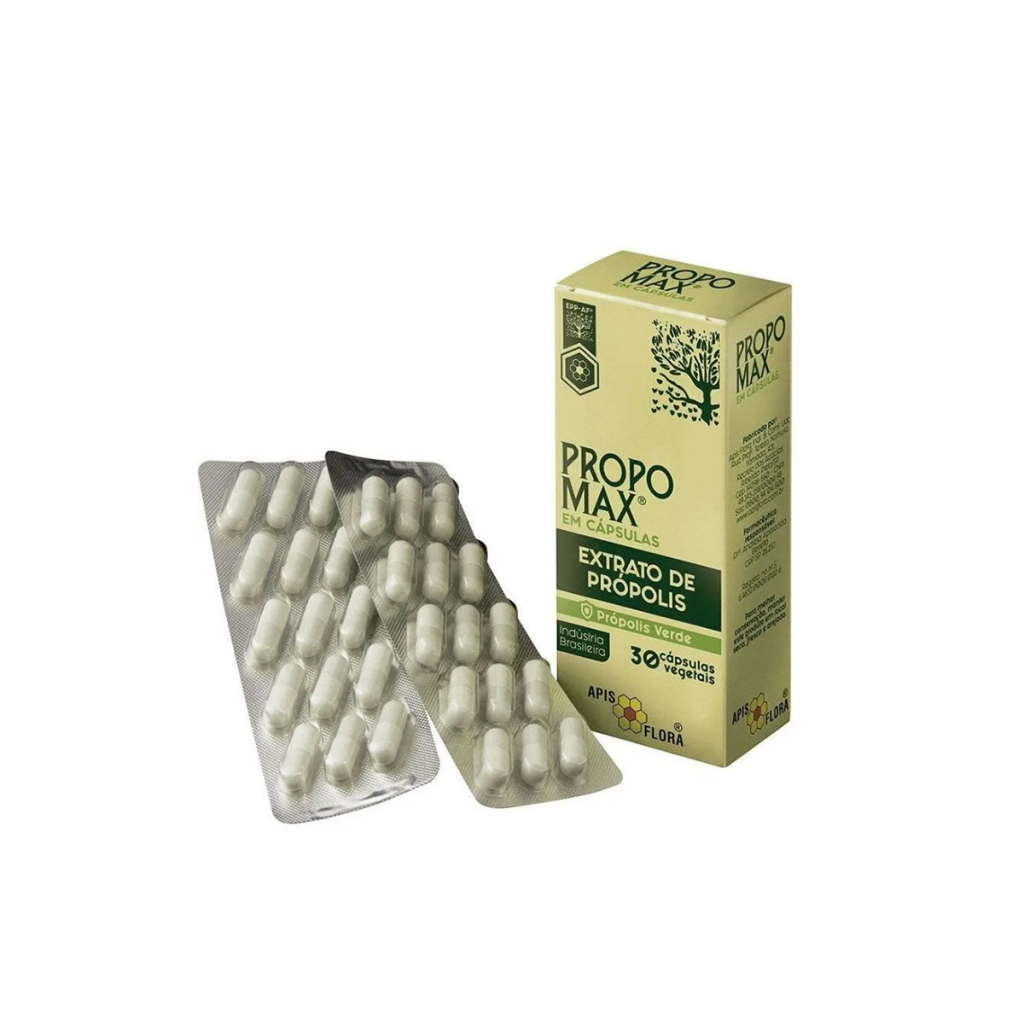 Propomax® extrato de própolis - 30 cápsulas vegetais | A Herborista